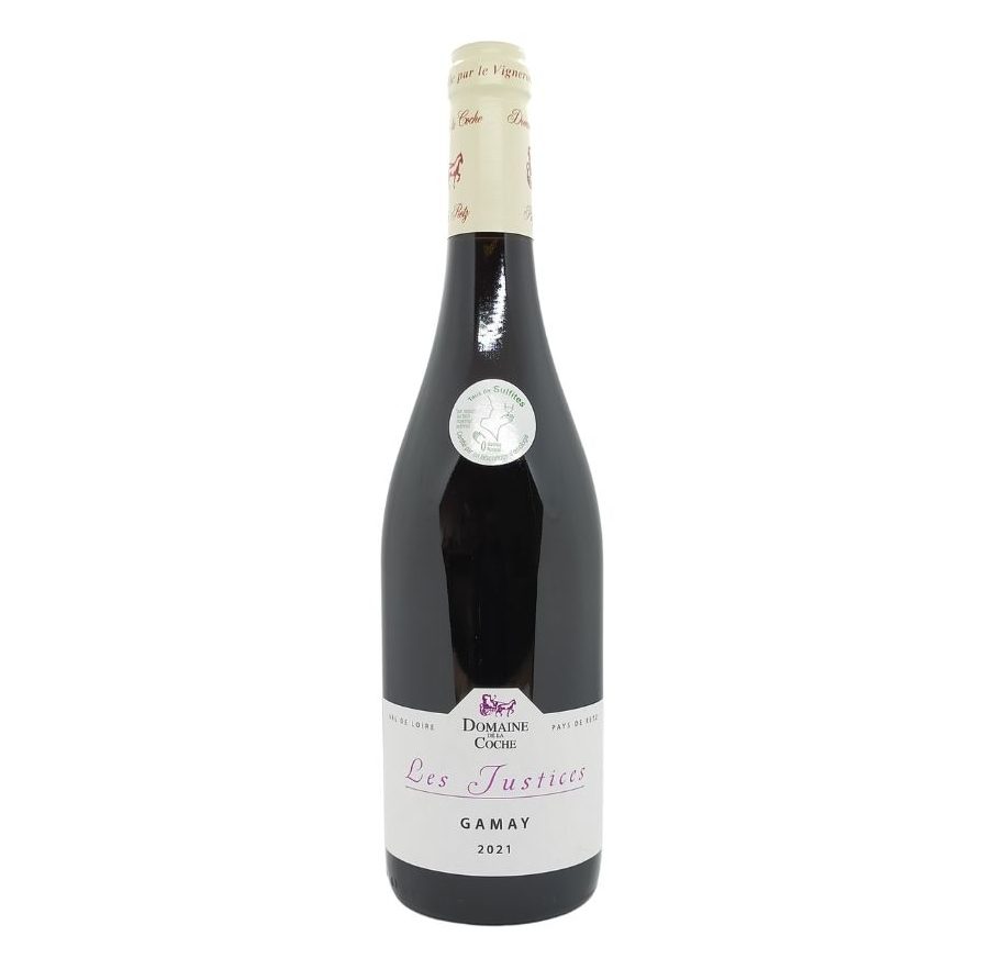 Les Justices - Gamay Rouge - Loire - Pays de Retz IGP Vin Rouge
